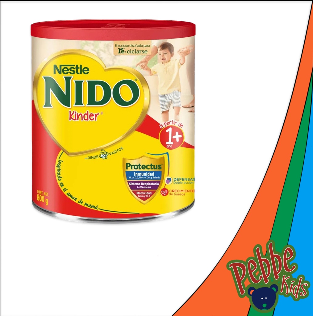 LECHE NIDO KINDER LATA 800gr. | Distribuidora Pebe